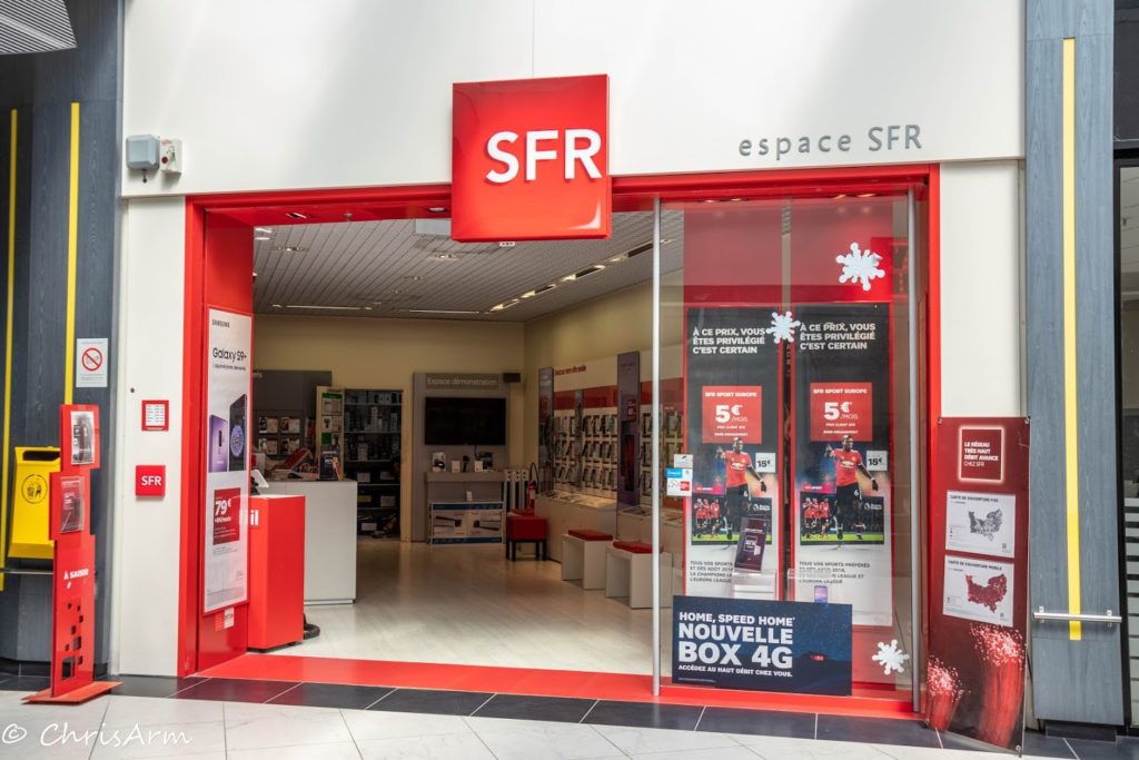 SFR - Centre Commercial du Belvédère - Auchan - Dieppe